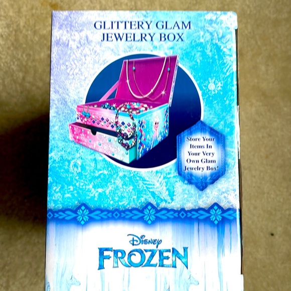 Disney | Toys | Frozen Glittery Glam Jewelry Box Sealed 3d Flower ...